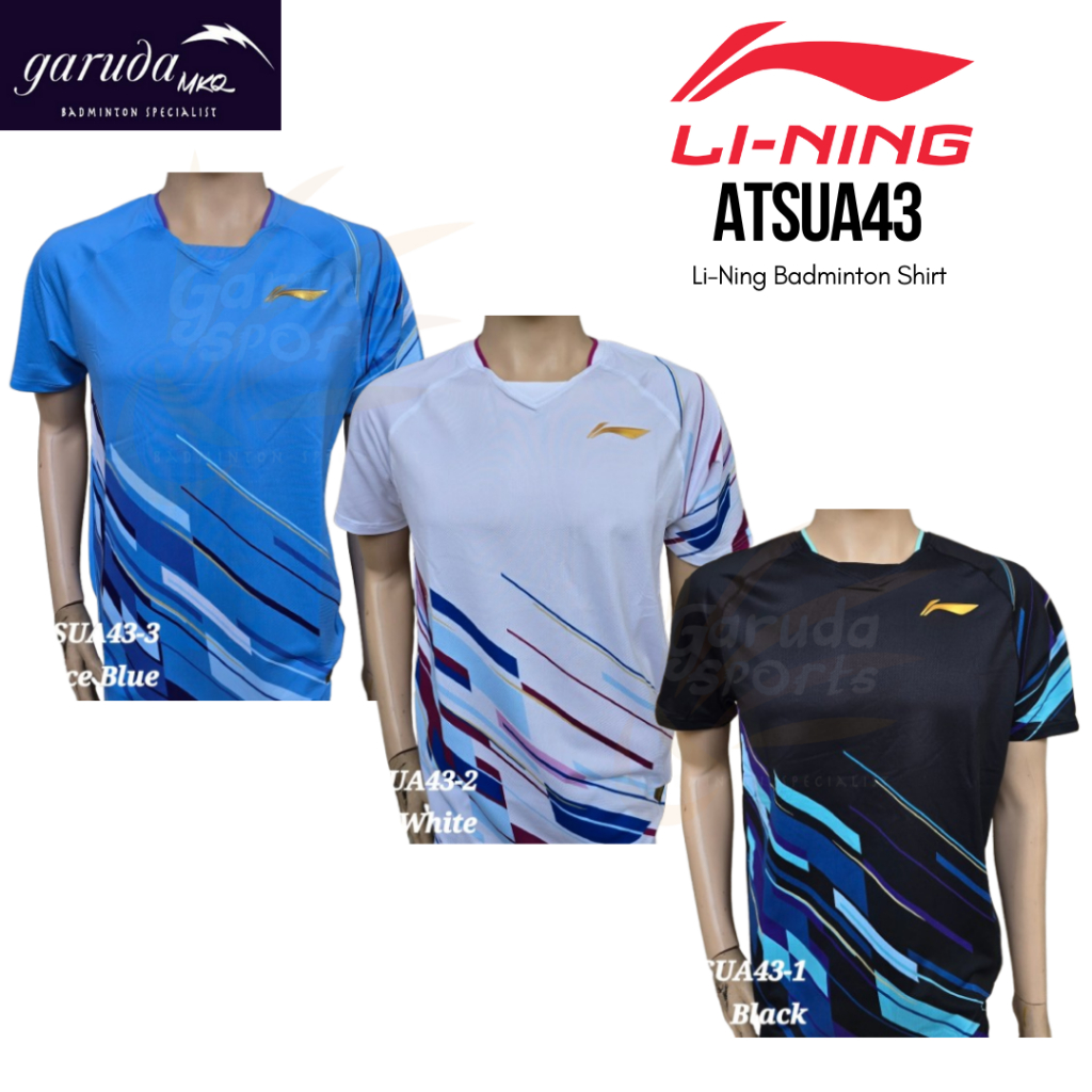 Jual JERSEY BADMINTON LINING ATSUA43 BAJU LINING ATSU A43 ClimaFit T ...