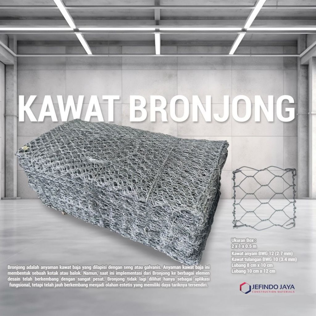 Jual KAWAT BRONJONG - KAWAT GABION LAPIS GALVANIS | Shopee Indonesia