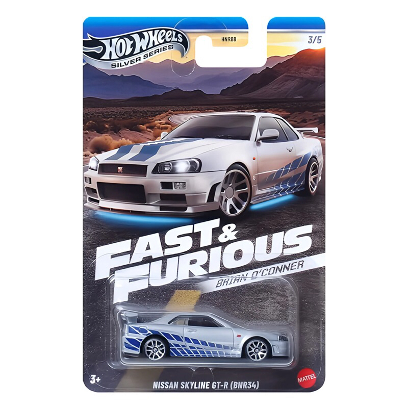 Jual Hot Wheels Silver Series Fast & Furious Brian OConner 2025 ...