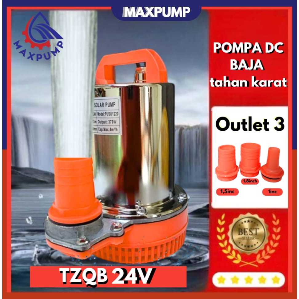 Jual MAXPUMP TZQB-24V Mesin Pompa Air Kolam Rendam Pompa Air Celup ...