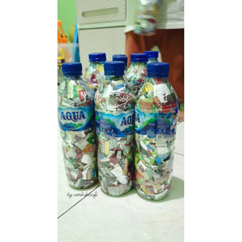 Jual ECOBRICK ECOBRICK BOTOL PLASTIK BATA RAMAH LINGKUNGAN 600ML ...