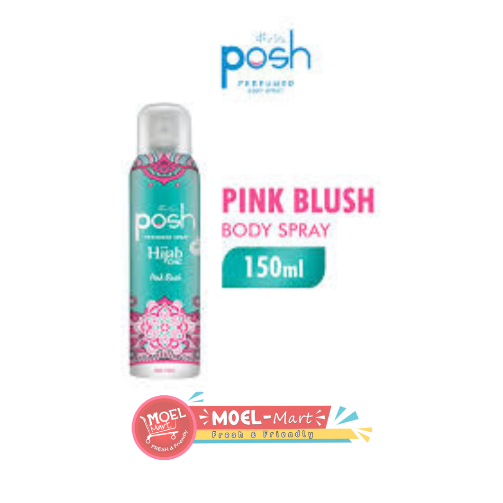 Jual POSH BODY SPRAY HIJAB PINK BLUSH 150ML | Shopee Indonesia
