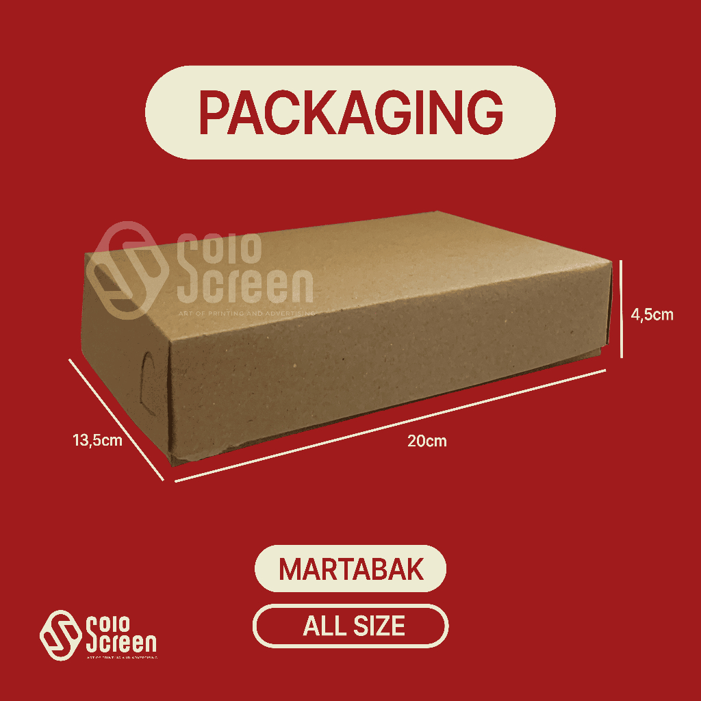 Jual BOX MARTABAK / KOTAK MARTABAK / KOTAK MAKAN / WADAH MAKAN ISI 30 ...