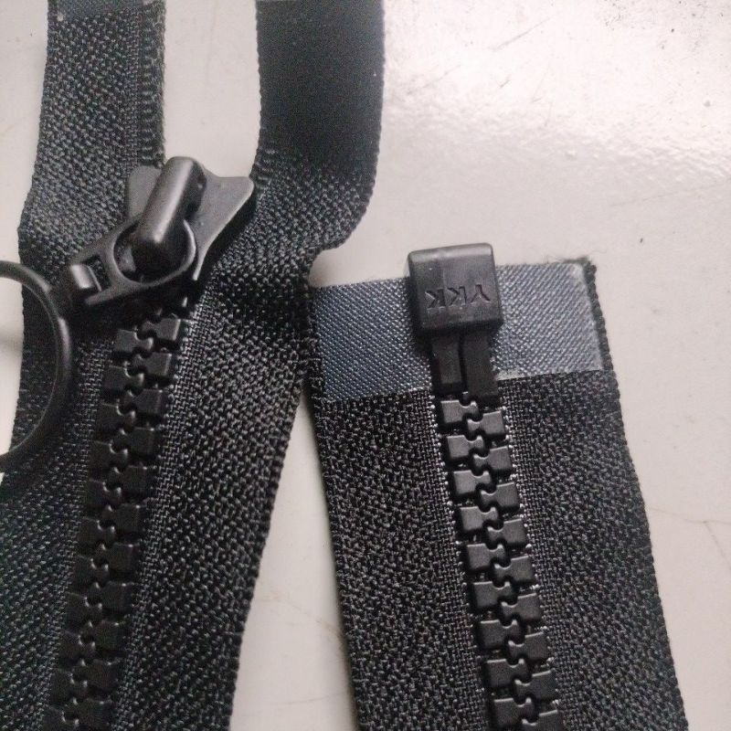 Jual resleting no8 vislon ykk hitam pjg 63.5cm | Shopee Indonesia