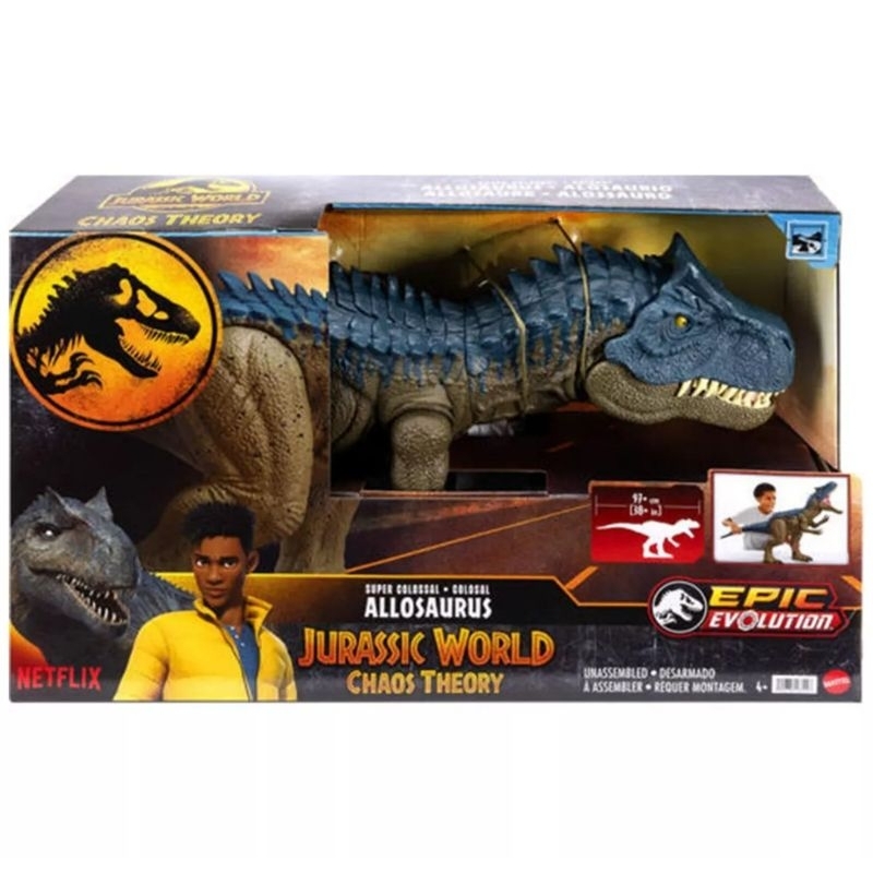 Jual Jurassic World Chaos Theory Super Colossal Allosaurus Original ...