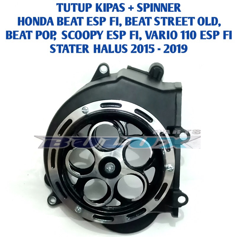 Jual COVER TUTUP KIPAS VARIASI CUSTOM SPINNER SPINER CNC HONDA BEAT ...