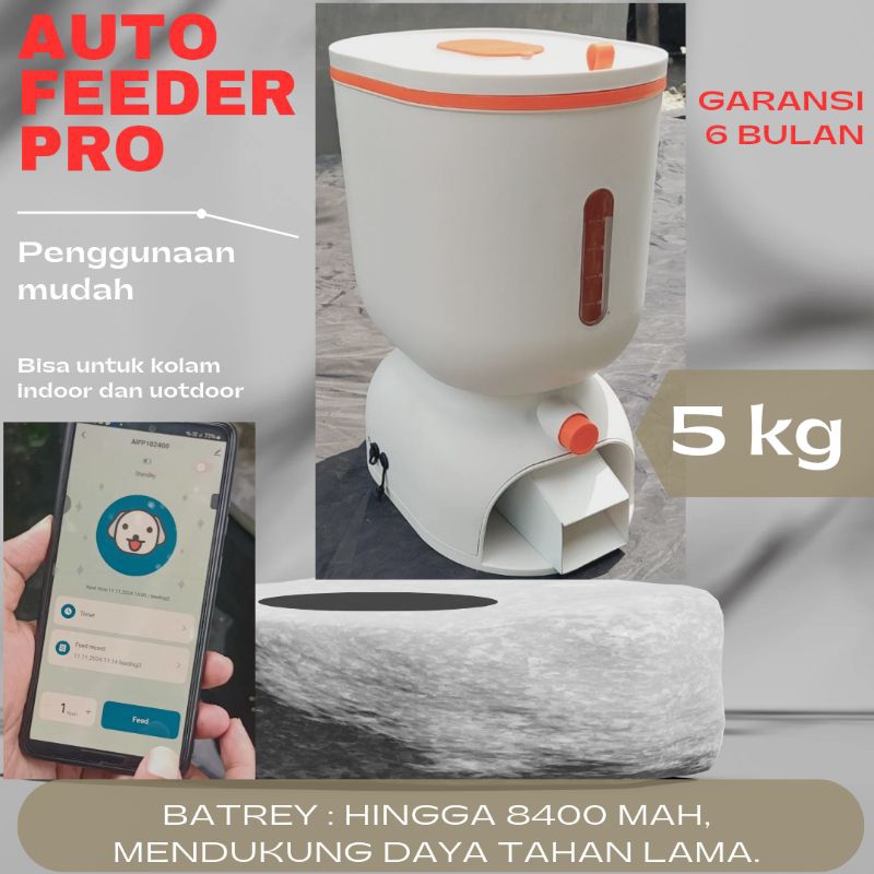 Jual Auto feeder ikan /auto feeder Pro /pakan ikan otomatis | Shopee ...