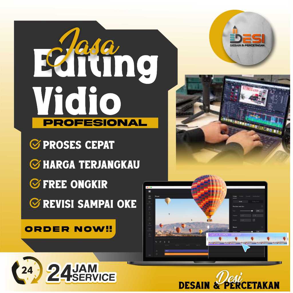 Jual JASA EDITING VIDEO PROFESSIONAL ANIMASI 2D/3D, CINEMATIC, VLOG ...
