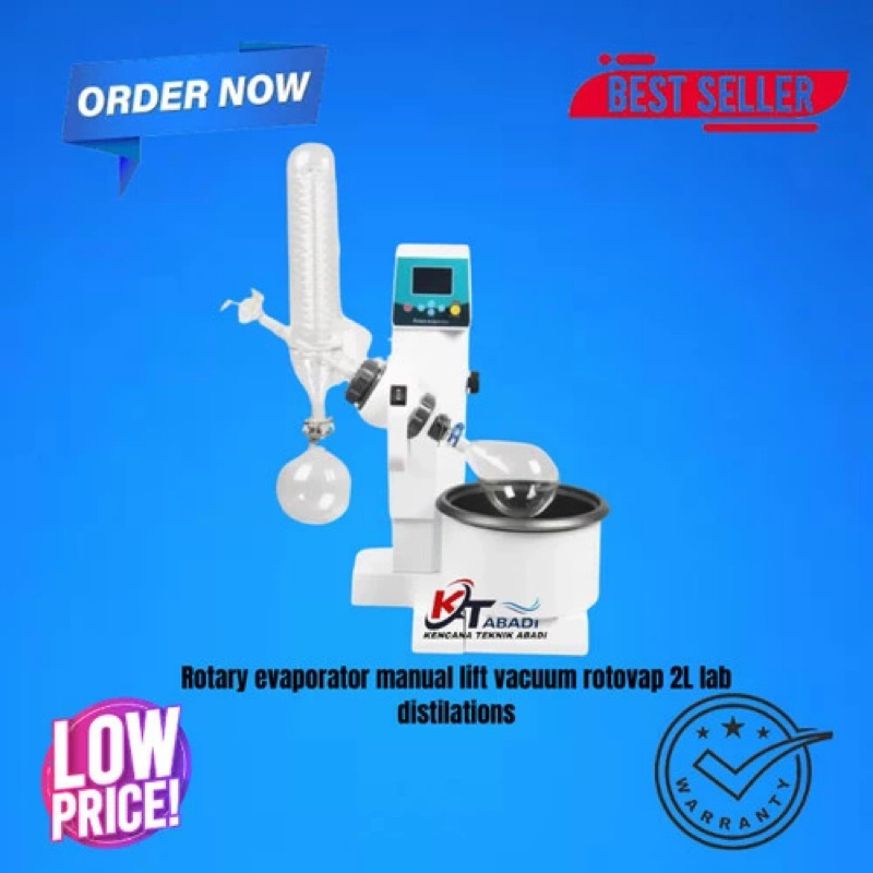 Jual Rotary evaporator manual lift vacuum rotovap 2L lab distilations | Shopee Indonesia