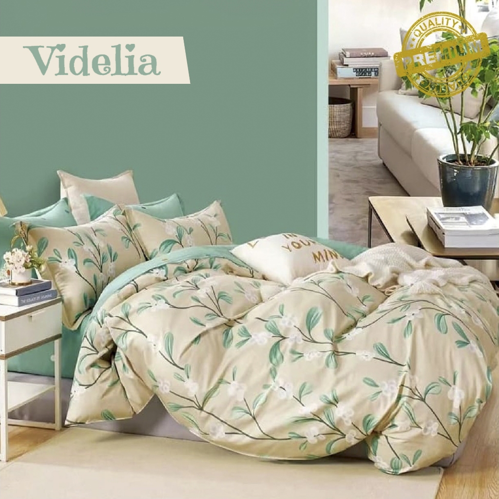 Jual BED COVER SET | MOTIF BUNGA | VIDELIA | 1 SET LENGKAP | UKURAN ...