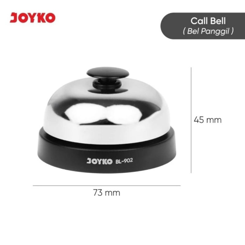 Jual Bel Meja l Call Bell Joyko BL 901 BL 902 Desk Bell Restoran Hotel Resepsionis | Shopee ...