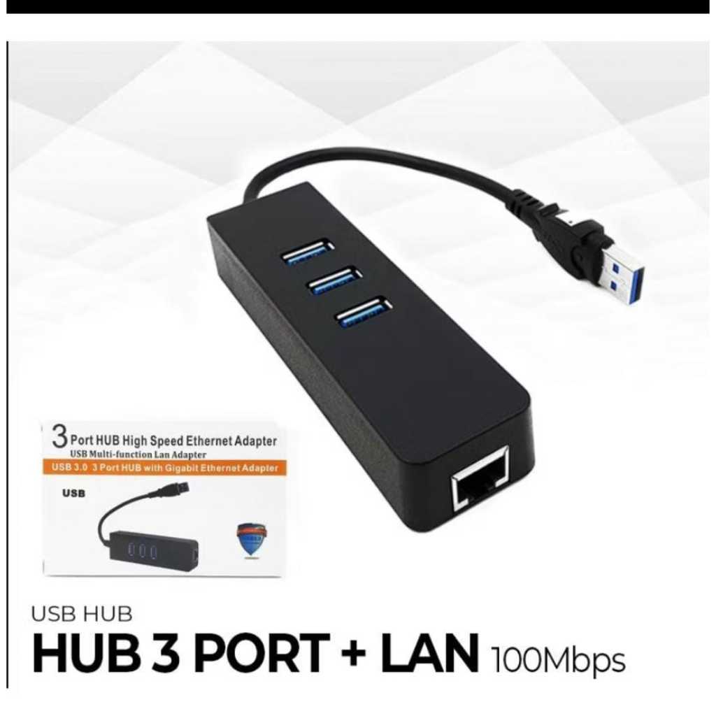 Jual USB HUB 3.0 + LAN / USB 3.0 To HUB 3 Port With Lan Gigabit ...