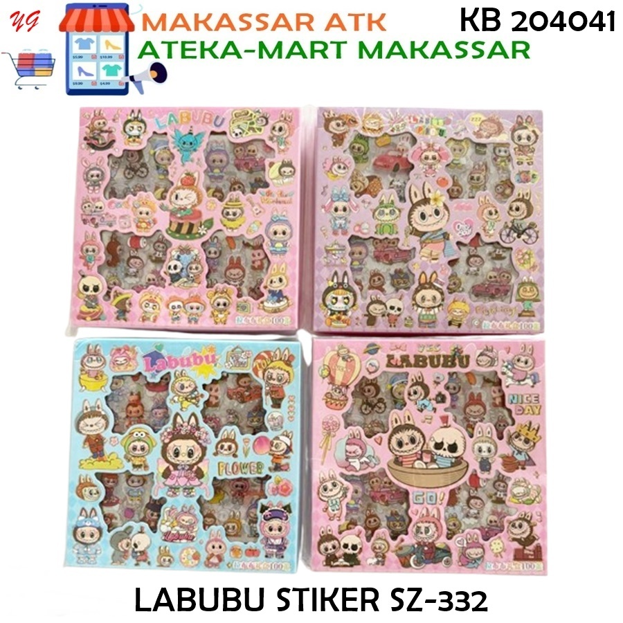 Jual LABUBU CAPYBARA KUROMI STIKER BOX 96LEMBAR STIKER LUCU SZ-332 | Shopee Indonesia