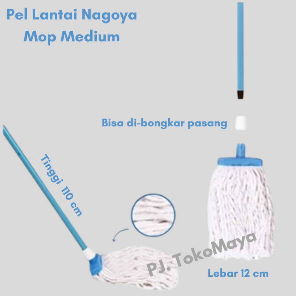 Jual Pel sumbu Nagoya Medium 702 dan Large 703 Alat Pel Lantai Mop Lantai / Pel Lantai Nagoya ...