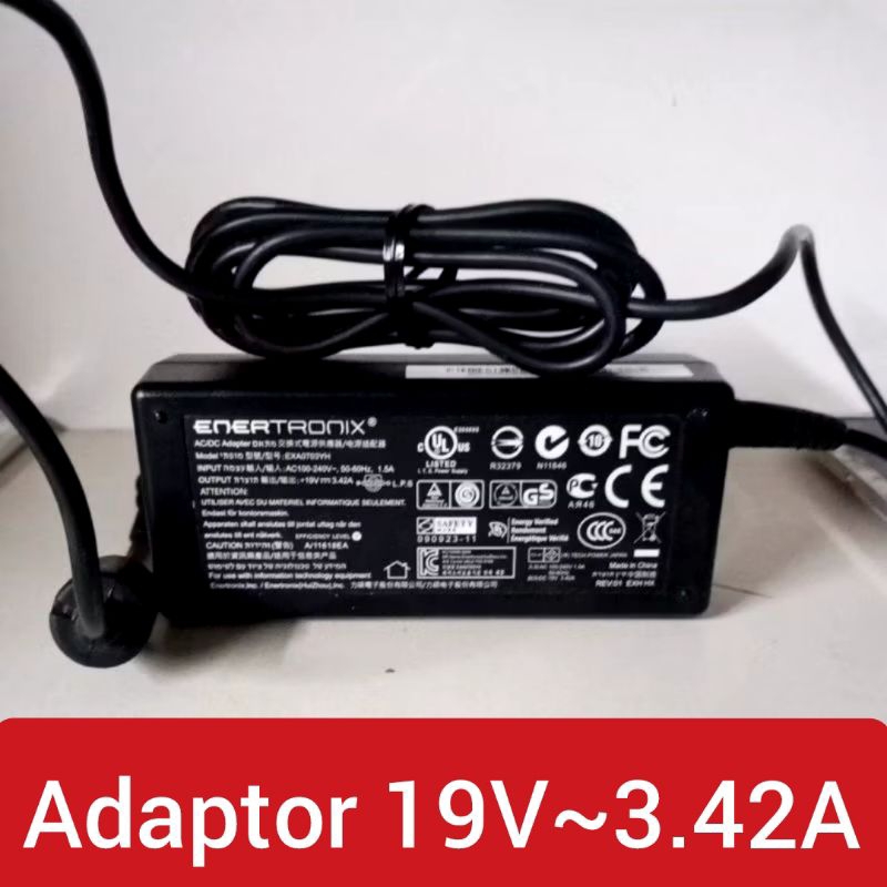 Jual Adaptor Charger 19V 3.42A Original second | Shopee Indonesia