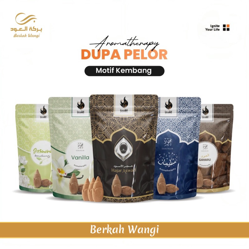 Jual Dupa QODHA pelor Asap Bawah isi 40 pcs motif Kembang Aromaterapi ...
