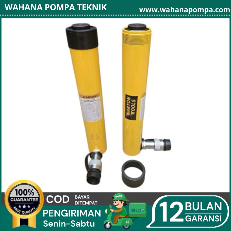 Jual Hydraulic Cylinder 10 Ton 257mm RC-1010 BARTON Hidrolik Jack 10T | Shopee Indonesia