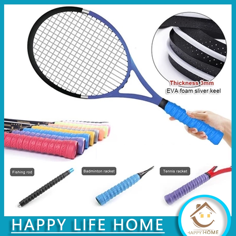 Jual GRIP RAKET BADMINTON DENGAN TULANGAN/Grip Tulang Bulutangkis Anti ...
