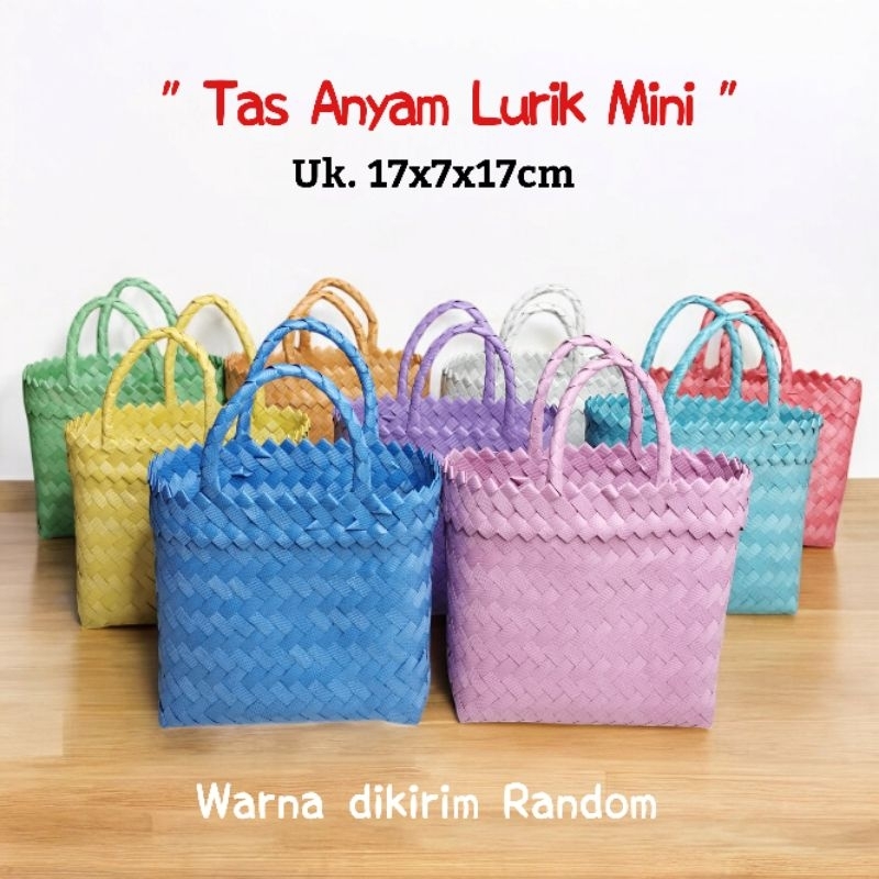 Jual Tas Anyam Lurik Mini Tas Hampers Tas Belanja | Shopee Indonesia
