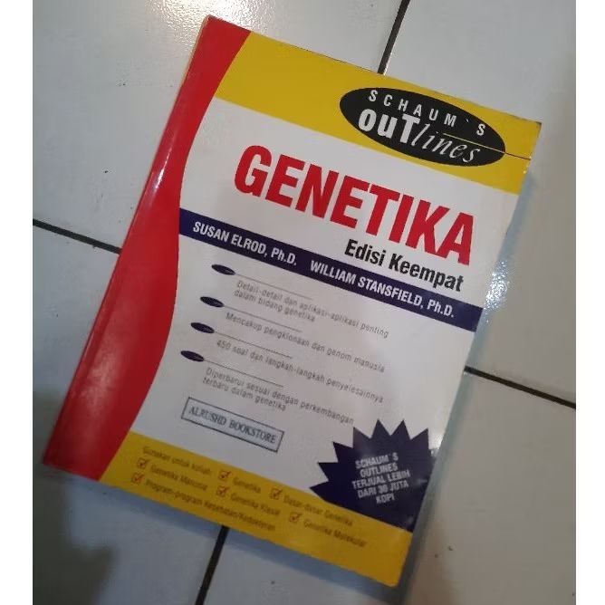 Jual Buku (ORI 100%) GENETIKA (Schaum) Susan Elrold / William ...