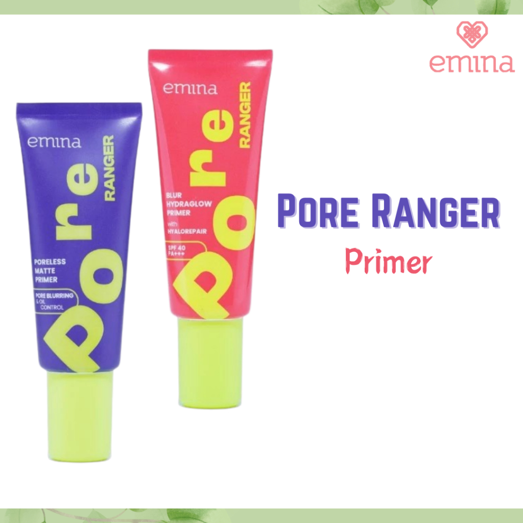 Jual Emina Pore Ranger Total Poreless Primer & Blur Hydraglow Primer ...