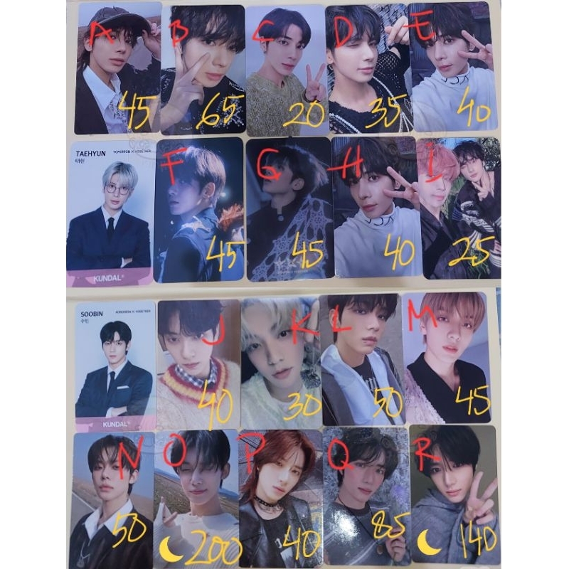 Jual TXT Photocard Tomorrow by Together Soobin Yeonjun Beomgyu Taehyun | Shopee Indonesia