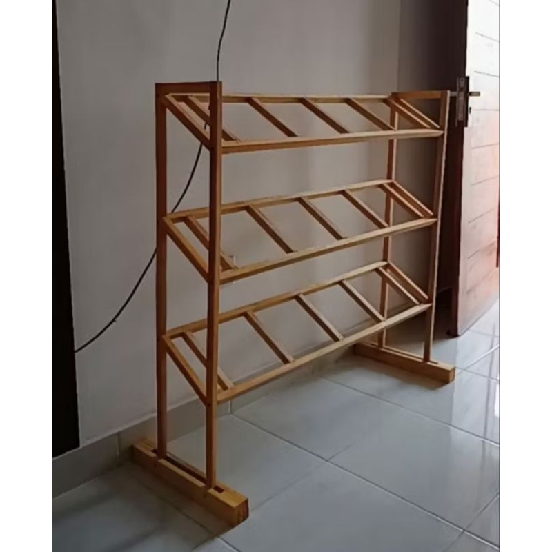 Jual Rak Bunga / Rak Buket Bunga Kotak /Rak kayu Ukuran 100 x 100 Cm ...