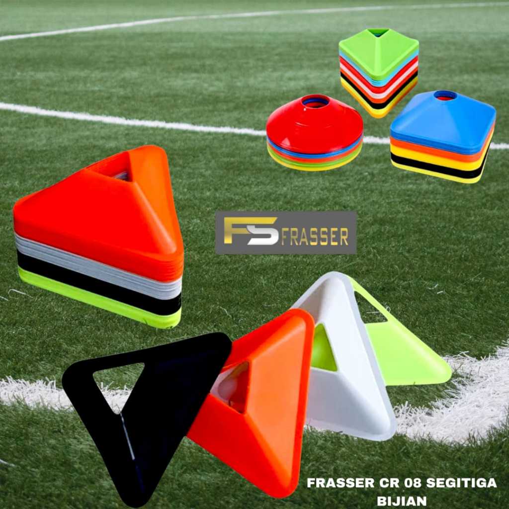 Jual Frasser Cone Mangkok Model Segitiga Untuk Futsal Sepak Bola atau ...