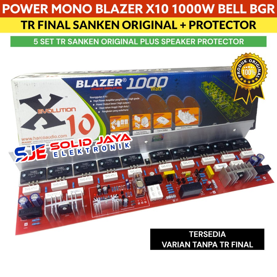 Jual KIT POWER BLAZER X10 1000W MONO EVOLUTION PLUS TR FINAL SANKEN ...