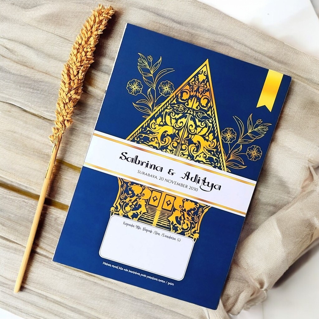 Jual Undangan Pernikahan Wayang / Undangan Aesthetic / Undangan Nikah ...