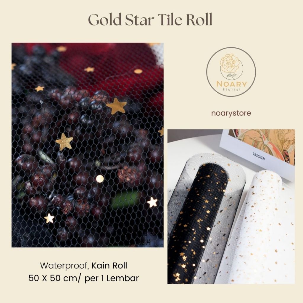 Jual GOLD STAR TILE ROLL / Cotton Roll / Kain Roll / Tissue Paper ...