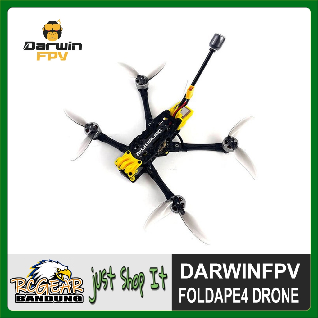 Jual DarwinFPV FoldApe4 Folding Long Range FPV Drone 4 Inch 3S GPS ...