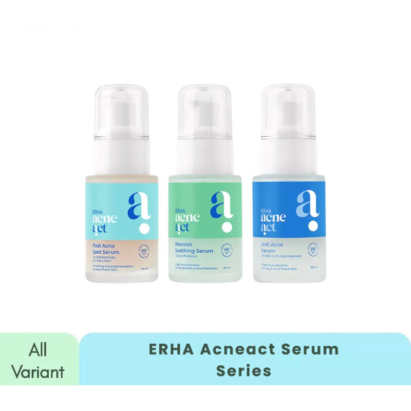 Jual Erha Acne Act Serum Series ( Anti Acne Serum, Blemish Soothing ...