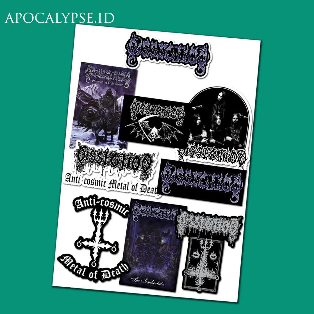 Jual Stiker DISSECTION - Sticker Pack - Stiker band black metal ...