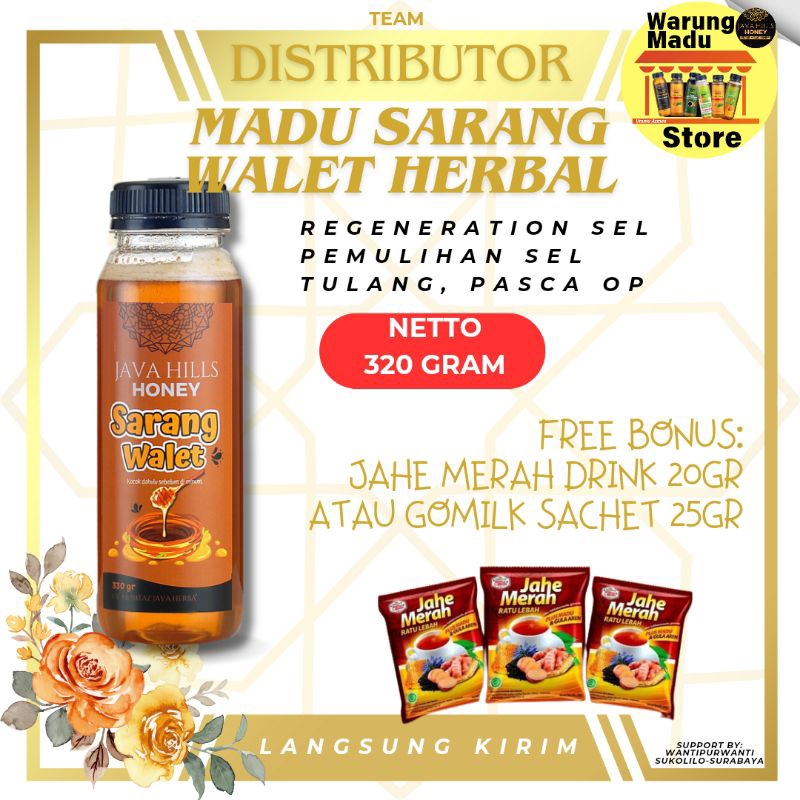 Jual MADU SARANG WALET javahills honey mumtaz java herba BISA UNTUK ...