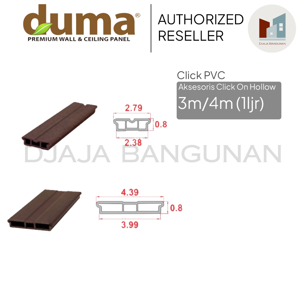 Jual CLICK PVC DUMA CLICK ON HOLLOW AKSESORIS | Shopee Indonesia