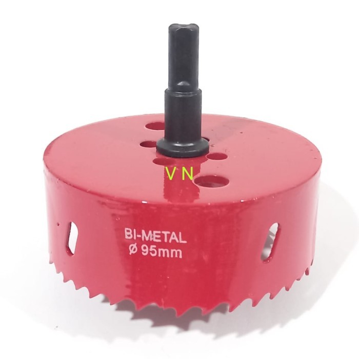 Jual Hole Saw 95 mm/Mata Bor Pembolong Kayu/Triplek/Plastik PVC ...