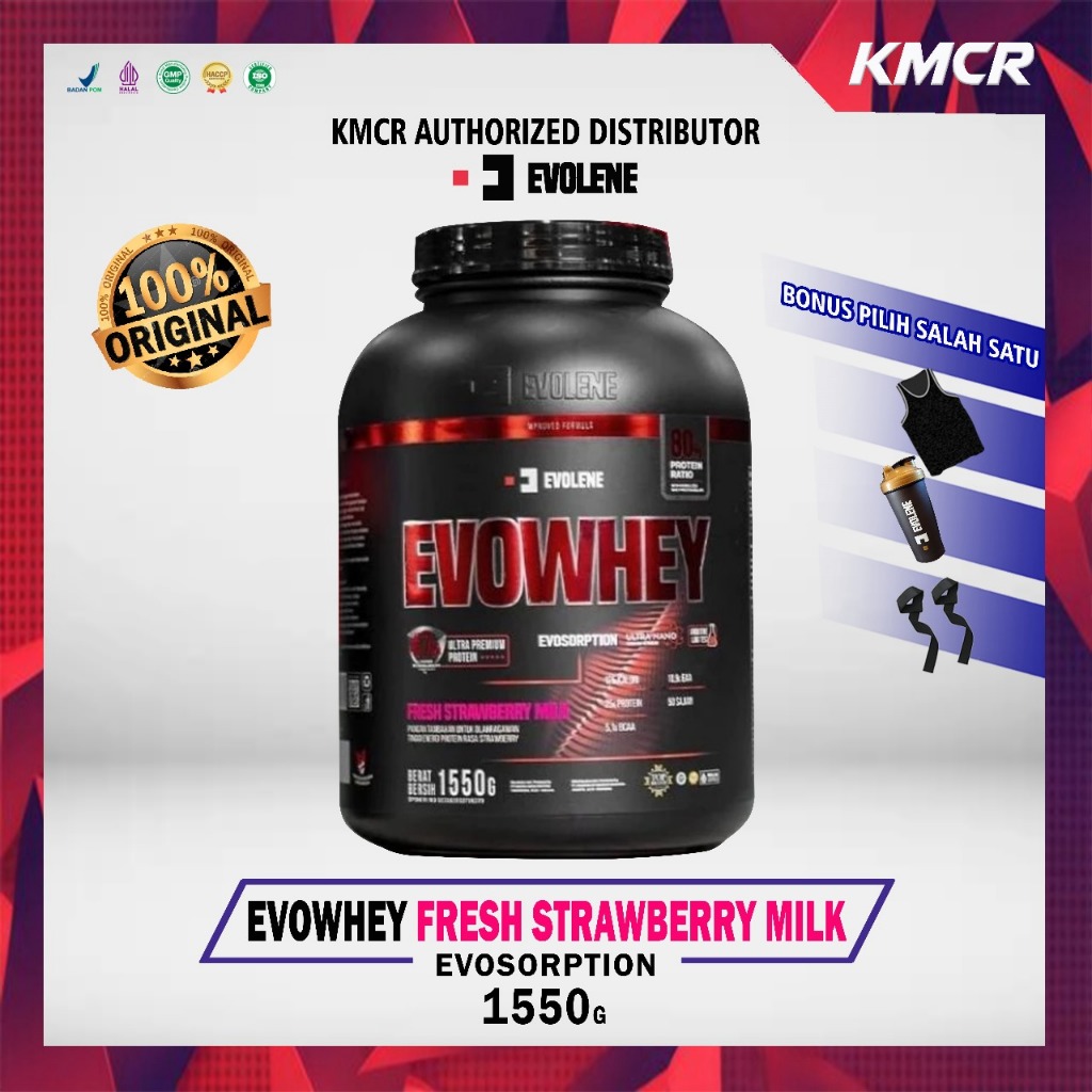 Jual EVOLENE EVOWHEY EVOSORPTION 1,550gr 50 Serving EVO WHEY PROTEIN ...