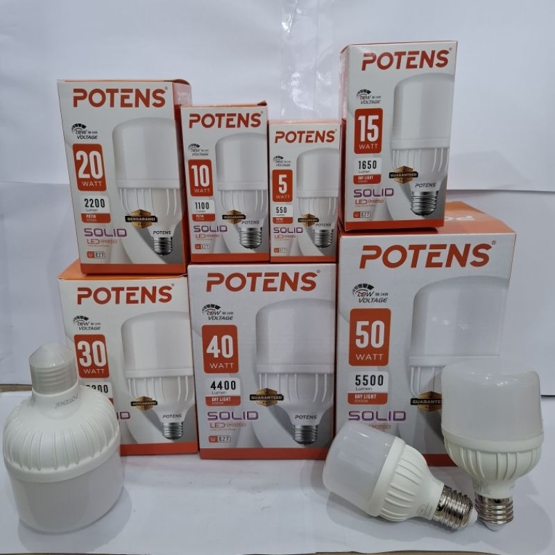 Jual Lampu Potens Solid Kapsul 5 Watt,10 Watt,15 Watt,20 Watt,30 Watt ...