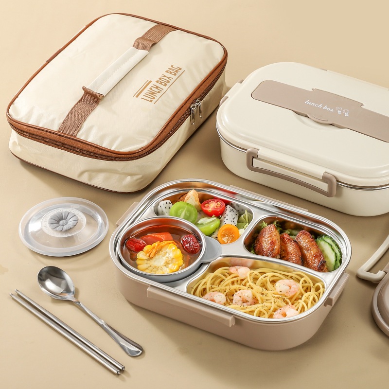 Jual Lunch Box Kotak Makan 4 Grid / 5 Grid SUS 304 Stainless Steel ... Jual Lunch Box Kotak Makan 4 Grid / 5 Grid SUS 304 Stainless Steel ...
