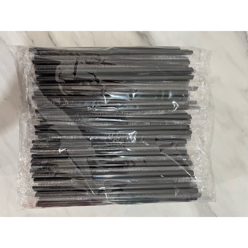 Jual sedotan steril hitam 620 sedotan runcing hitam (250pcs) | Shopee ...
