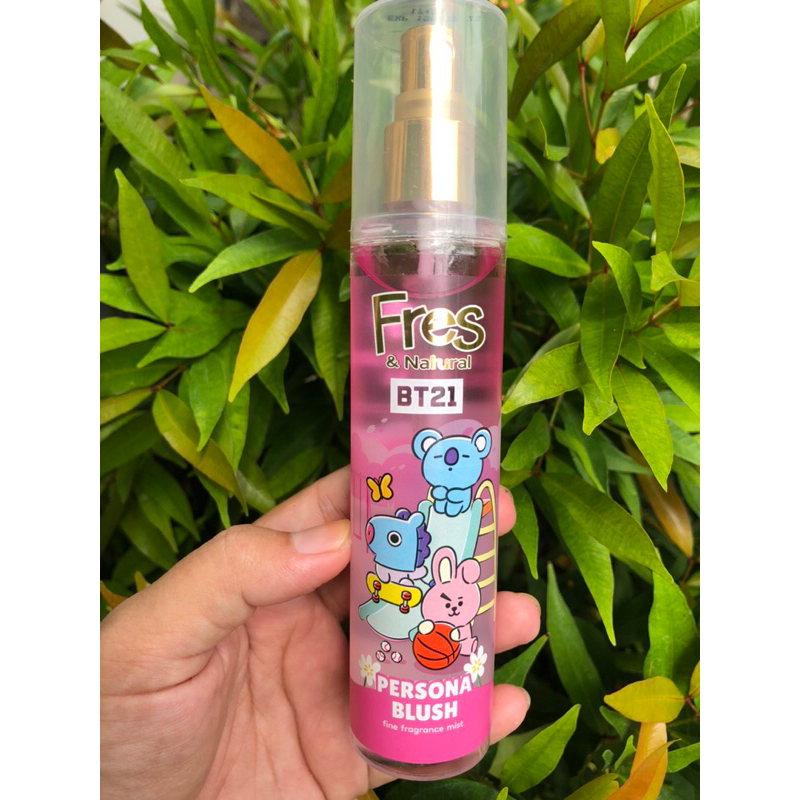 Jual Fres & Natural Spray Cologne BT21 Persona Blush 100ml | Shopee ...