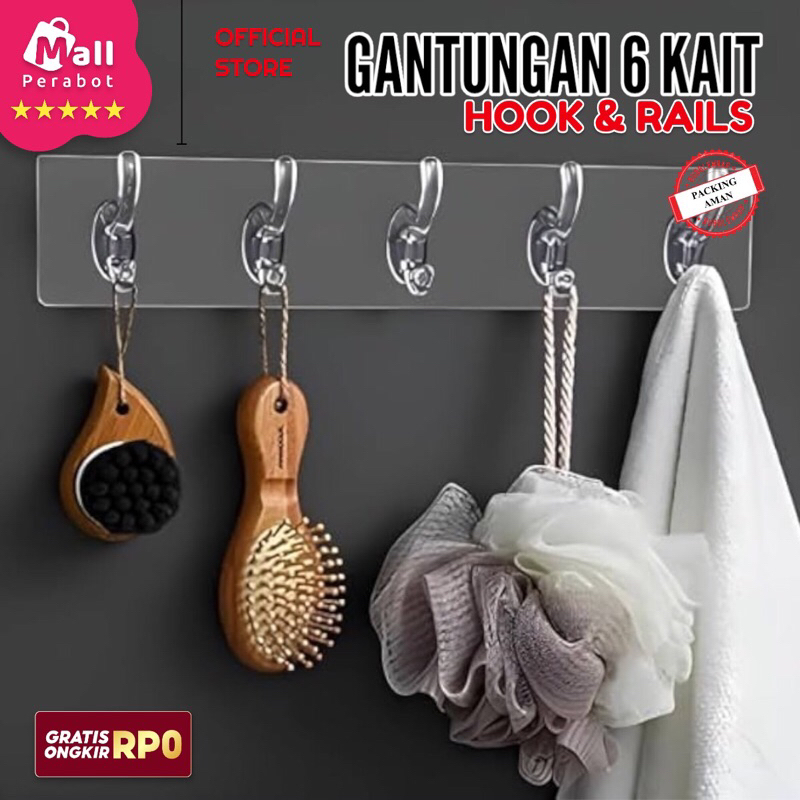 Jual Mall Perabot | Magic Hook Gantungan Tempel Kait | Cantelan Tempel Serbaguna | Gantungan ...