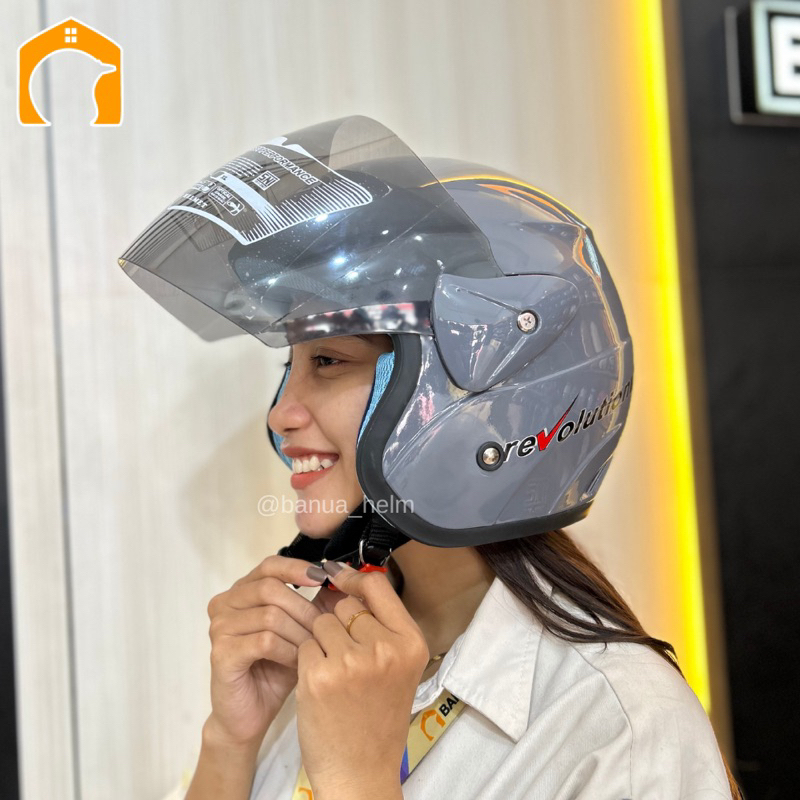 Jual HELM STANDAR MERK ACH MIRIP GM EVO | Shopee Indonesia