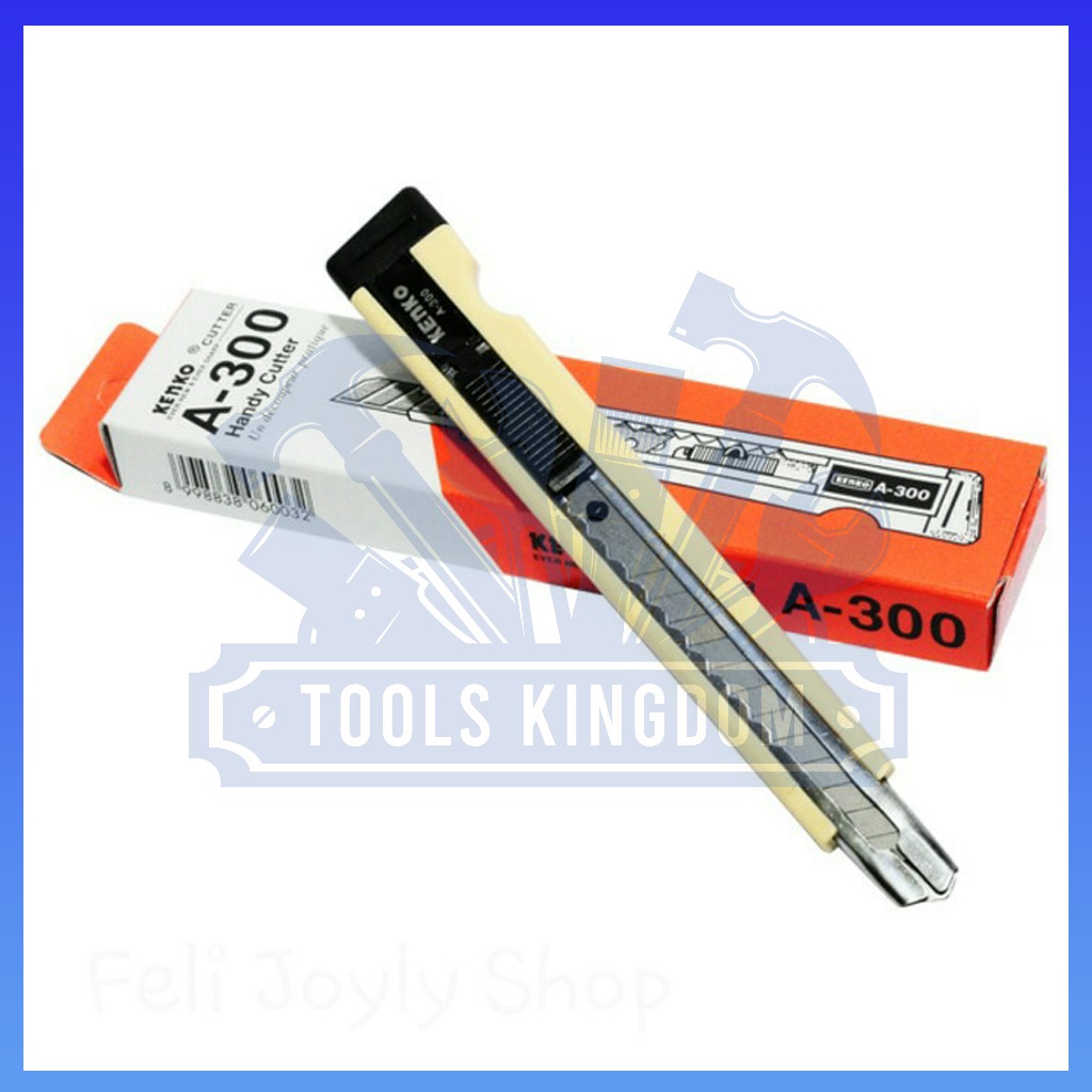 Jual Pisau cutter KENKO kecil A300 - Cutter KENKO kecil A300 | Shopee ...