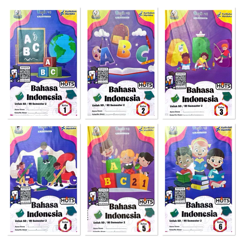 Jual BUKU LKS SD BAHASA INDONESIA KELAS 1 2 3 4 5 6 KURIKUM MERDEKA SEMESTER 2 TA 2024-2025 ...