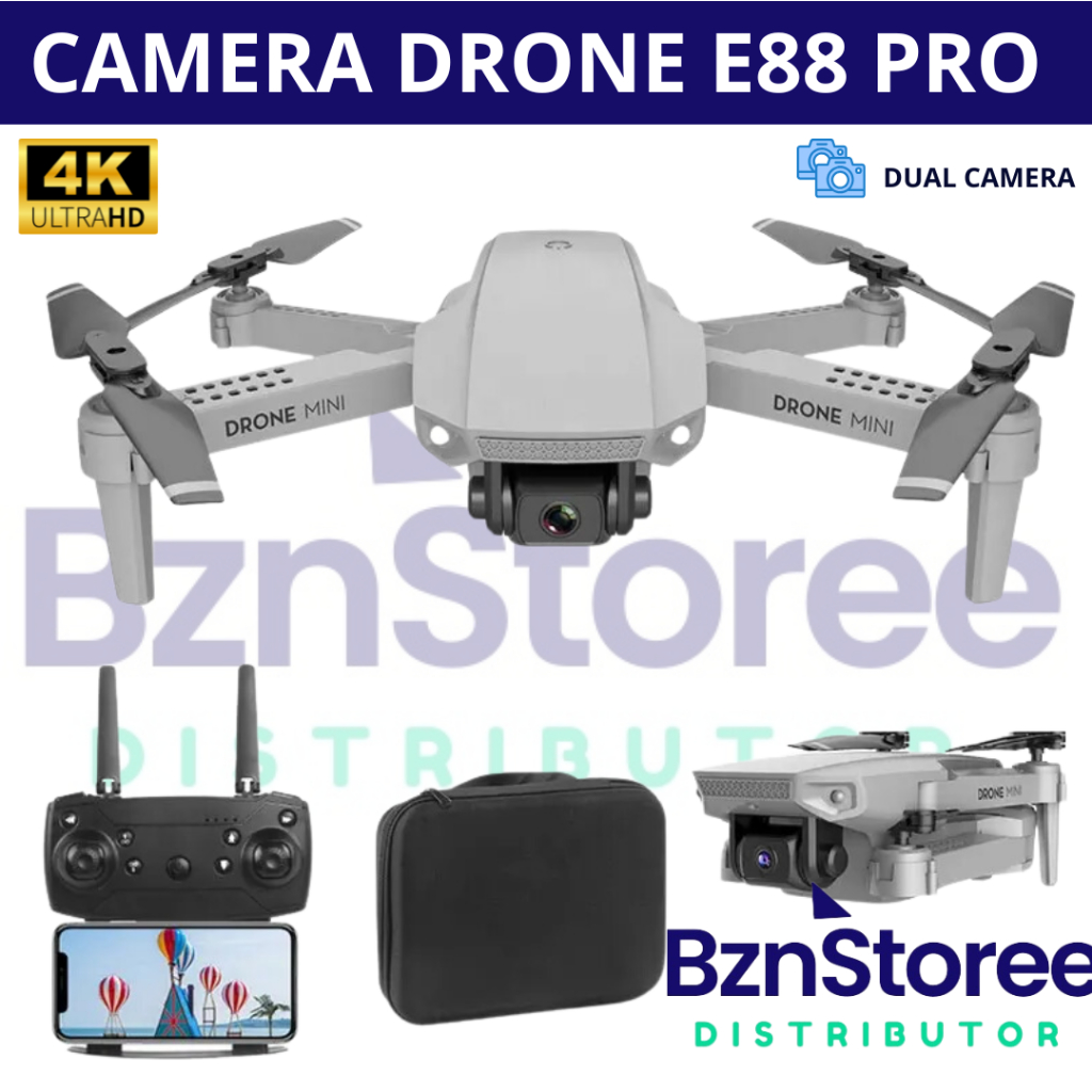 Jual Smart Drone E88 Pro 4k HD Camera Shoot Original Indoor Outdoor ...