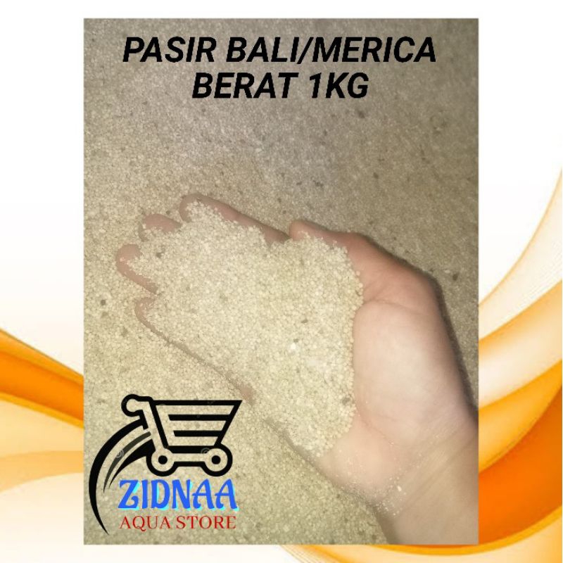 Jual PASIR MERICA /BALI KEMASAN 1 KG : Pasir pantai butiran bulat kecil ...
