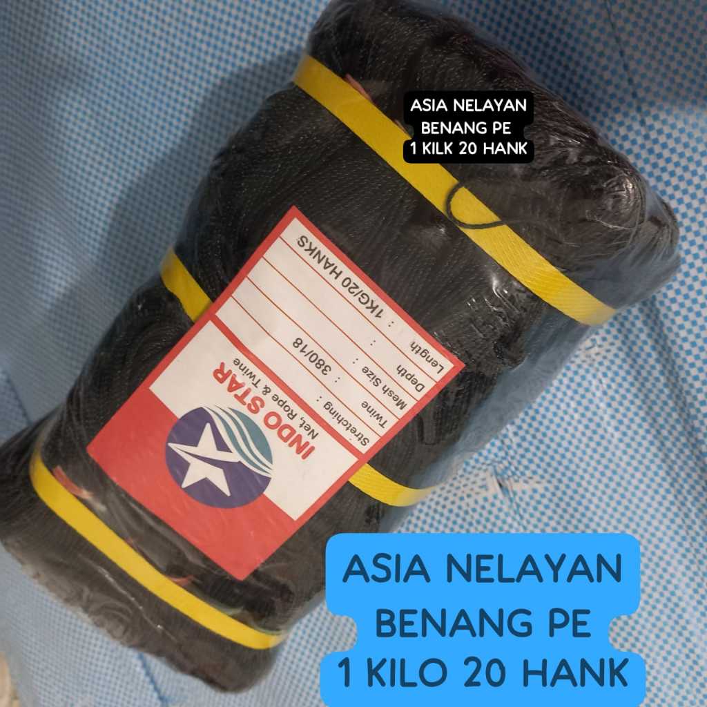 Jual BENANG PE INDOSTARI KILO 20 HANK | Shopee Indonesia