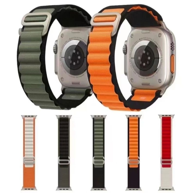 Jual Apple Watch Ultra strap Alpine Loop two color Tali Jam iWatch ...